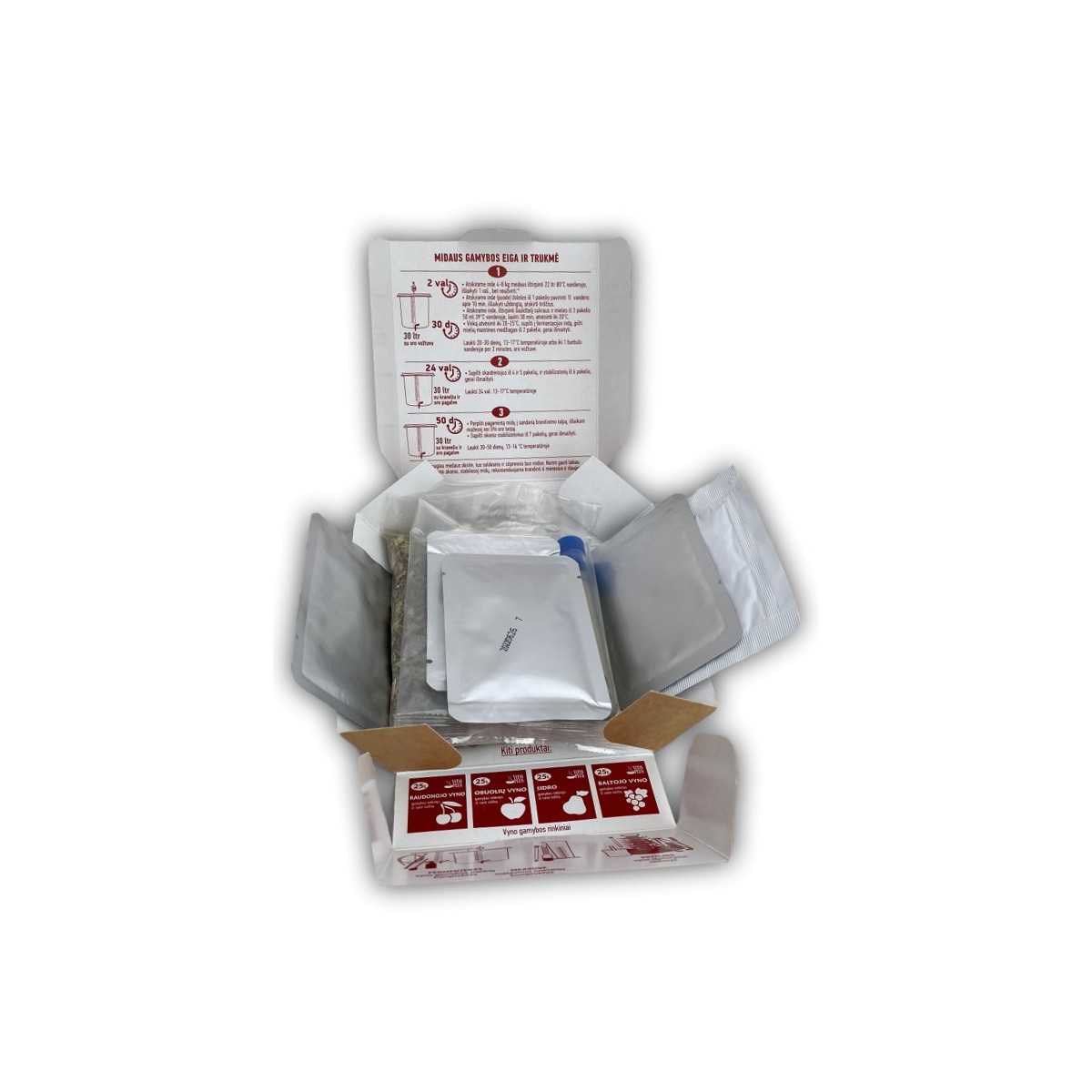 Midaus gamybos rinkinys su žolelių mišiniu – Bitininkystesreikmenys